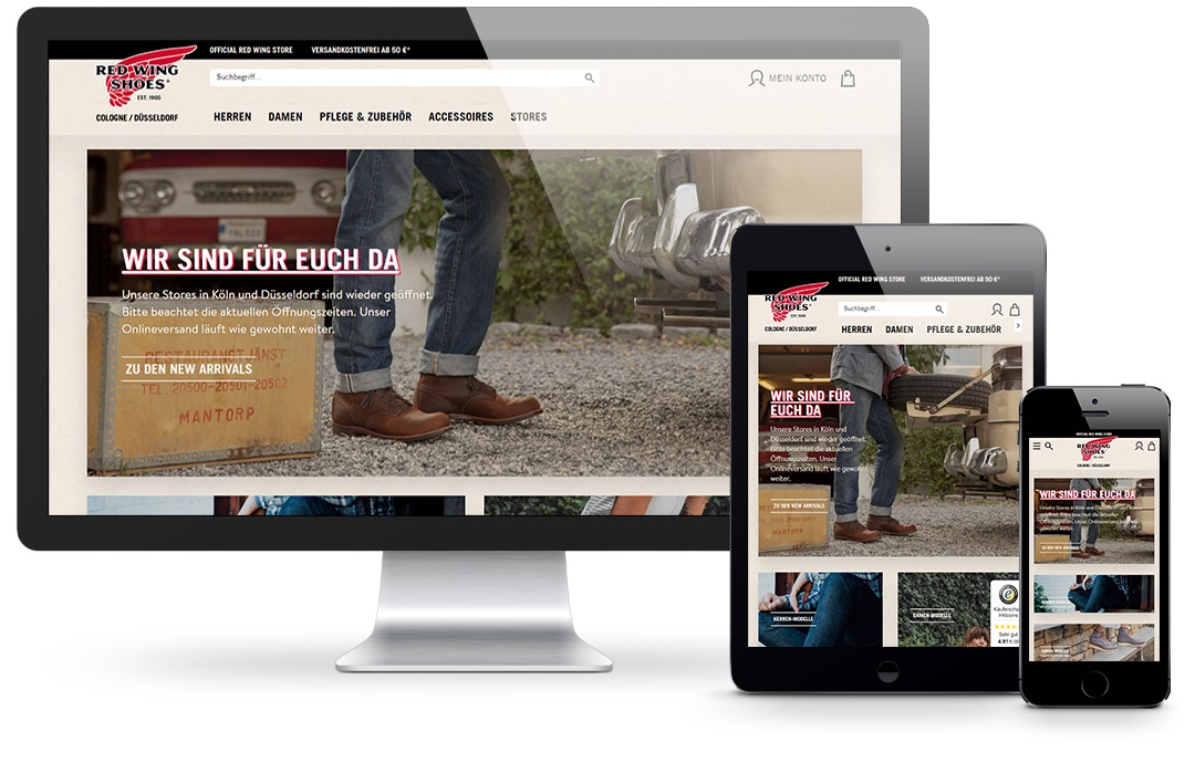 red wing-website-geraete-startseite | marktantrieb - Marketing- und ...